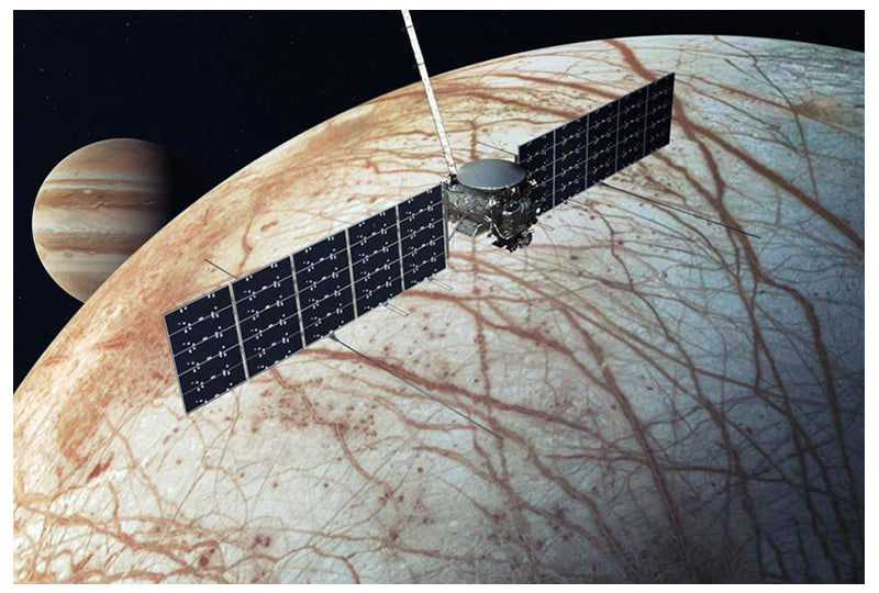 Cuadro Decorativo Espacial Misión Júpiter